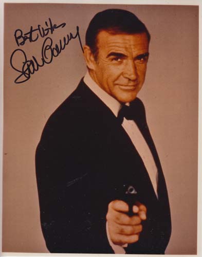 Item No. 4911: Autograph "Sean Connery" :: b'bc 007 autographs and ...